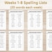 4th Grade Spelling Worksheets and Flashcards | 4th Grade Homeschool and ...