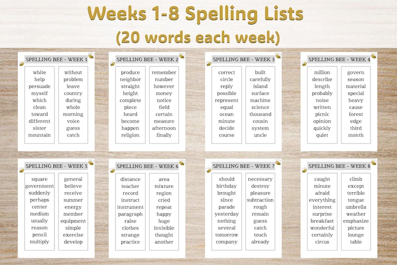 4th Grade Spelling Worksheets and Flashcards | 4th Grade Homeschool and ...