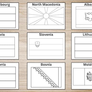 Flags of Europe Coloring Pages | Coloring European Flags | Coloring ...
