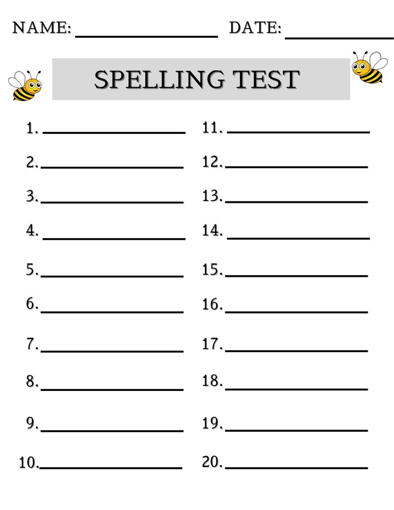 2nd Grade Spelling Practice | Worksheets & Flashcards for 2nd Graders ...