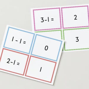 150+ Subtraction Flashcards | 1st Grade Math | 2nd Grade Math ...