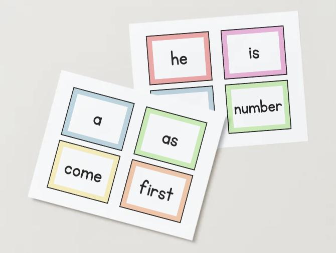 Grade 1 Fundations Trick Sight Words | First Grade Sight Words ...