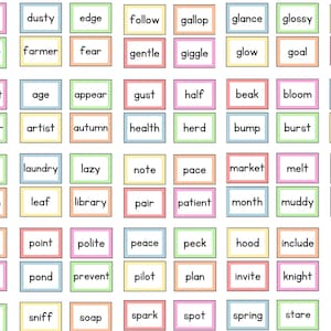 100+ 2nd Grade Sight Word Flashcards | Second Grade Vocab | Second ...