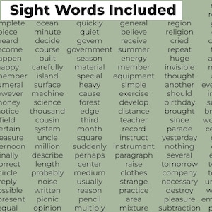 150+ 4th Grade Sight Word Flashcards | Fourth Grade Vocab | Reading ...