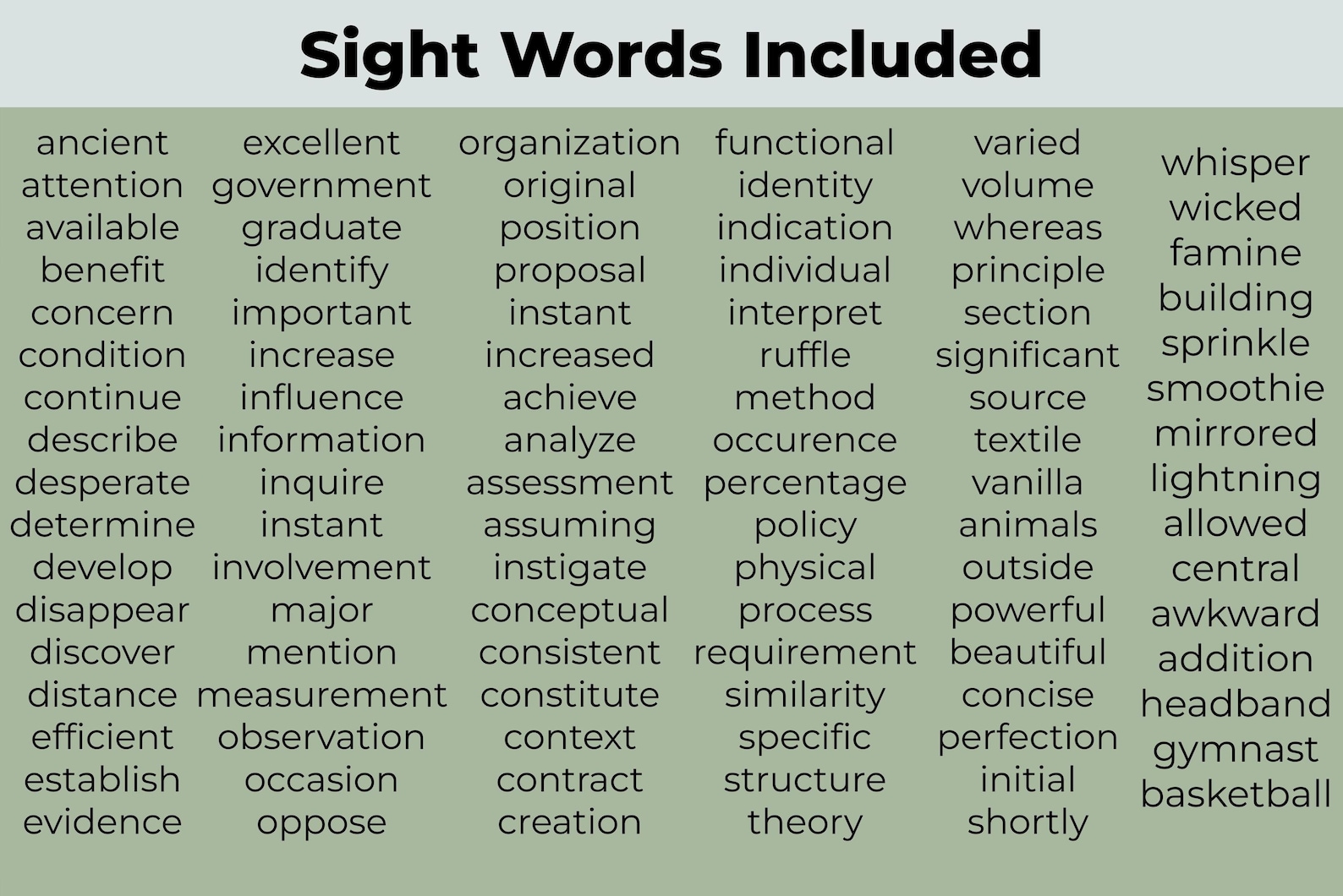 100 5th Grade Sight Words Flashcards | Fifth Grade Vocab | 5th Grade ...