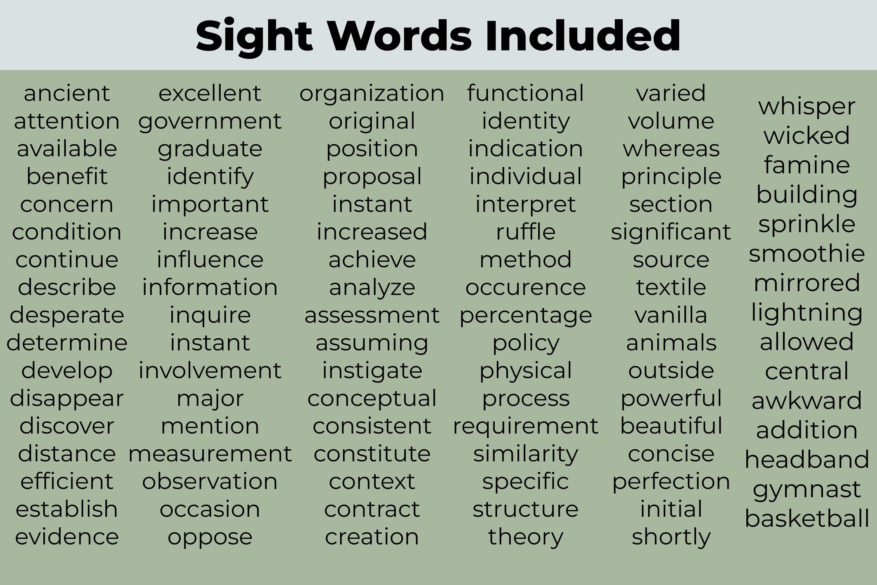 100 5th Grade Sight Words Flashcards | Fifth Grade Vocab | 5th Grade ...