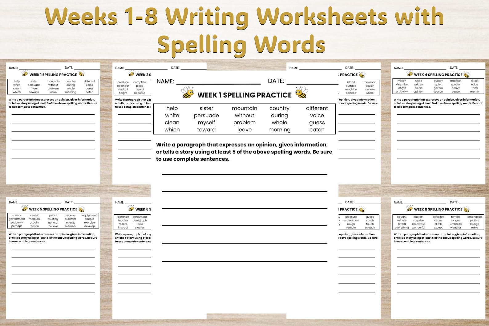 4th Grade Spelling Worksheets and Flashcards | 4th Grade Homeschool and ...