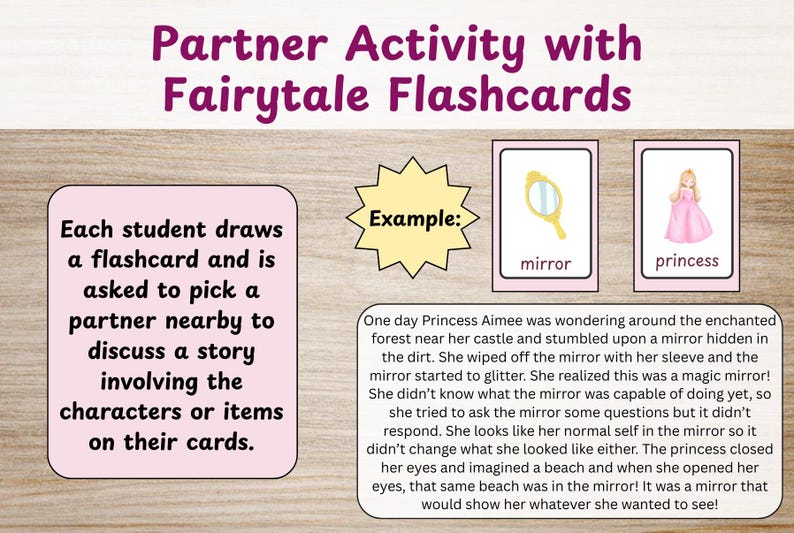 Fairytale Princess Flashcards | Princess Themed Birthday Party Game ...