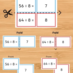 140+ Division Flashcards | 2nd, 3rd, and 4th Grade Division | Colorful ...