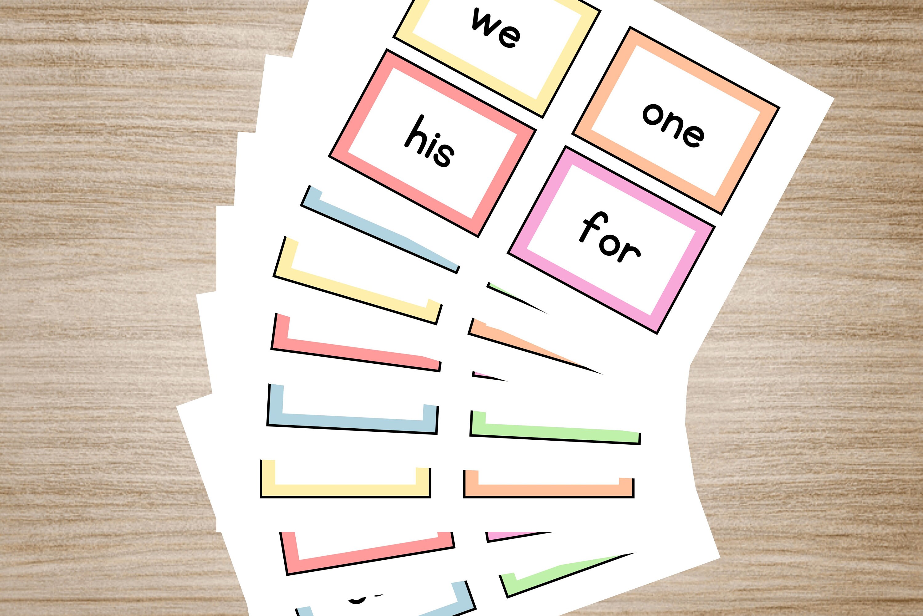 Kindergarten Sight Word Flashcards | Kindergarten Vocab | Reading Level ...