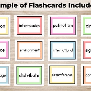 150+ 6th Grade Sight Word Flashcards | Sixth Grade Vocab | Reading ...