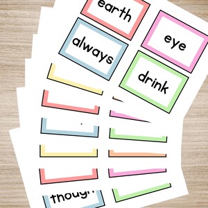 100 3rd Grade Sight Word Flashcards | Third Grade Vocabulary | 3rd ...