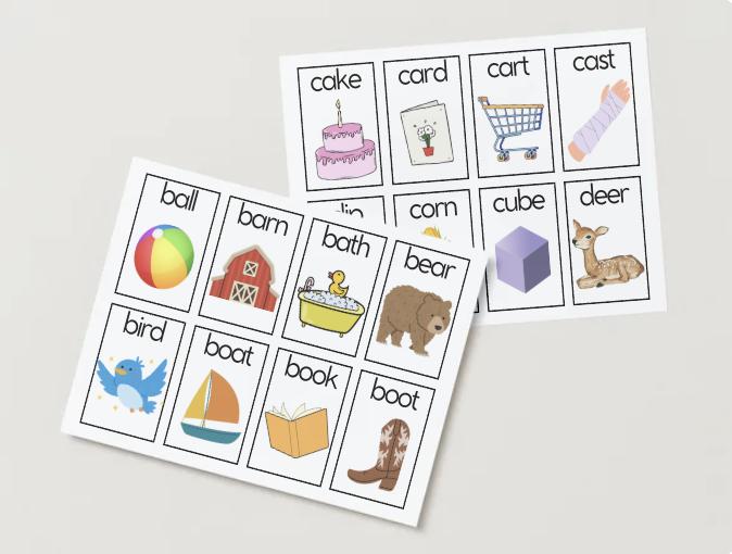 4-letter Sight Word Flashcards | Kindergarten and 1st Grade Vocab ...