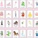 Fairytale Princess Flashcards | Princess Themed Birthday Party Game ...