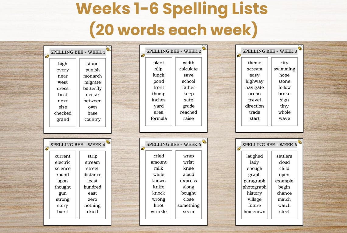 3rd Grade Spelling Worksheets and Flashcards | 3rd Grade Spelling ...