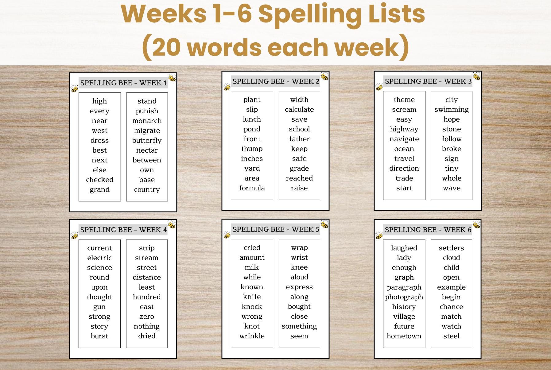 3rd Grade Spelling Worksheets and Flashcards | 3rd Grade Spelling ...