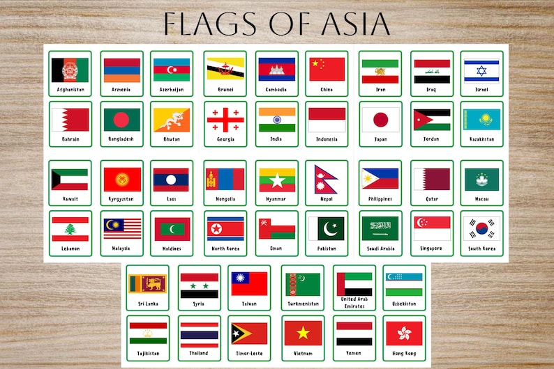 200+ World Flag Flashcards | International Country Flags | Learn Flags ...
