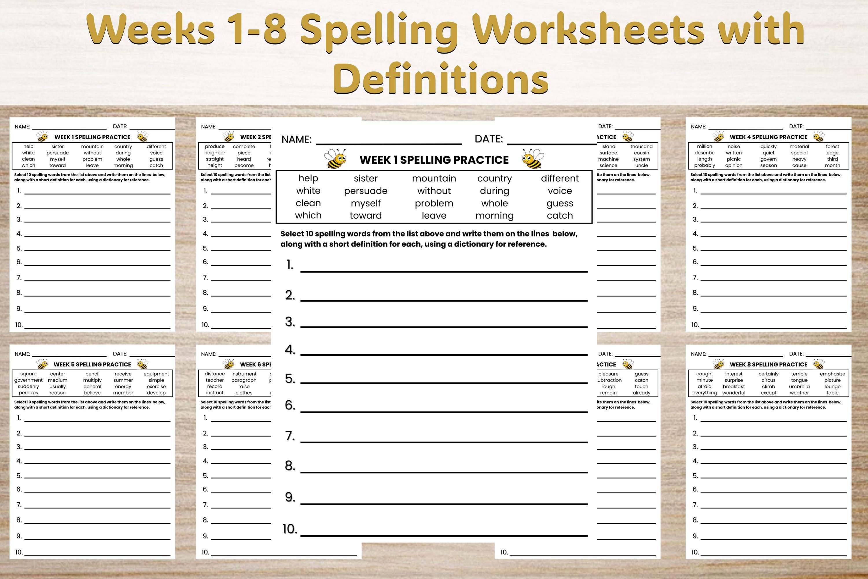 4th Grade Spelling Worksheets and Flashcards | 4th Grade Homeschool and ...