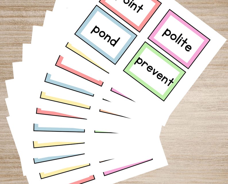 100+ 2nd Grade Sight Word Flashcards | Second Grade Vocab | Second ...