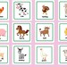 Farm Animals Sight Word Flashcards Kindergarten, Elementary School ...