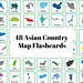 Asian Country Map Flashcards | Geography | Learn the Maps of Asia ...