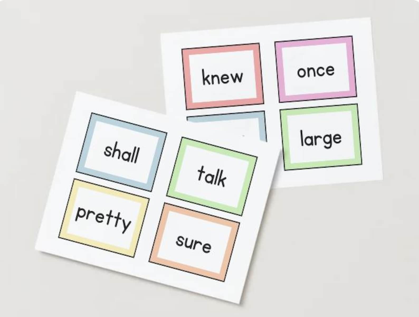 Grade 2 Fundations Trick Sight Words | Second Grade Sight Words ...