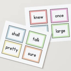 Grade 2 Fundations Trick Sight Words | Second Grade Sight Words ...