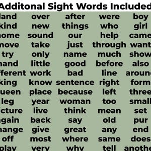 200+ 2nd Grade Sight Word Flashcards | Second Grade Vocab | 2nd Grade ...