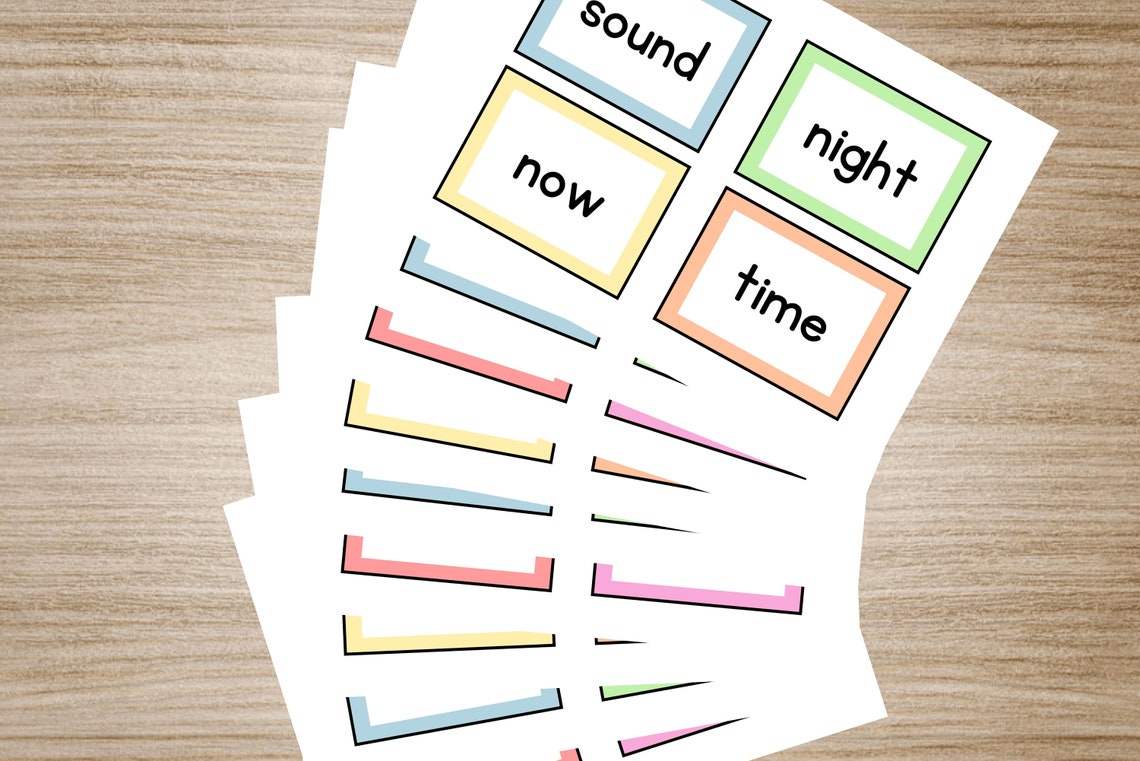 100 1st Grade Sight Word Flashcards | First Grade Learn to Read ...
