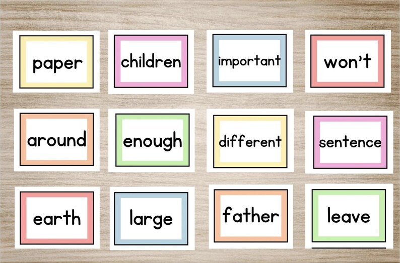 200 3rd Grade Sight Words Flashcards | Third Grade Vocabulary | 3rd ...