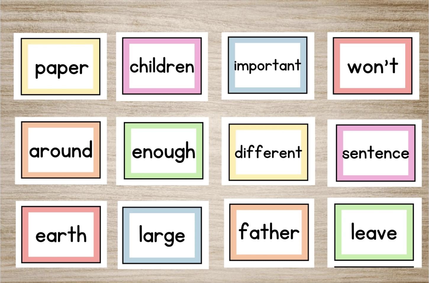 200 3rd Grade Sight Words Flashcards | Third Grade Vocabulary | 3rd ...