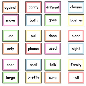 Grade 2 Fundations Trick Sight Words | Second Grade Sight Words ...