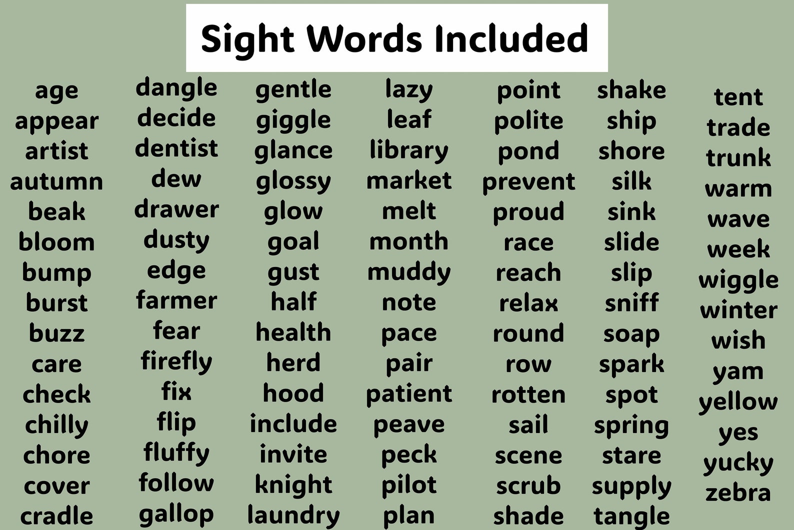 100+ 2nd Grade Sight Word Flashcards | Second Grade Vocab | Second ...