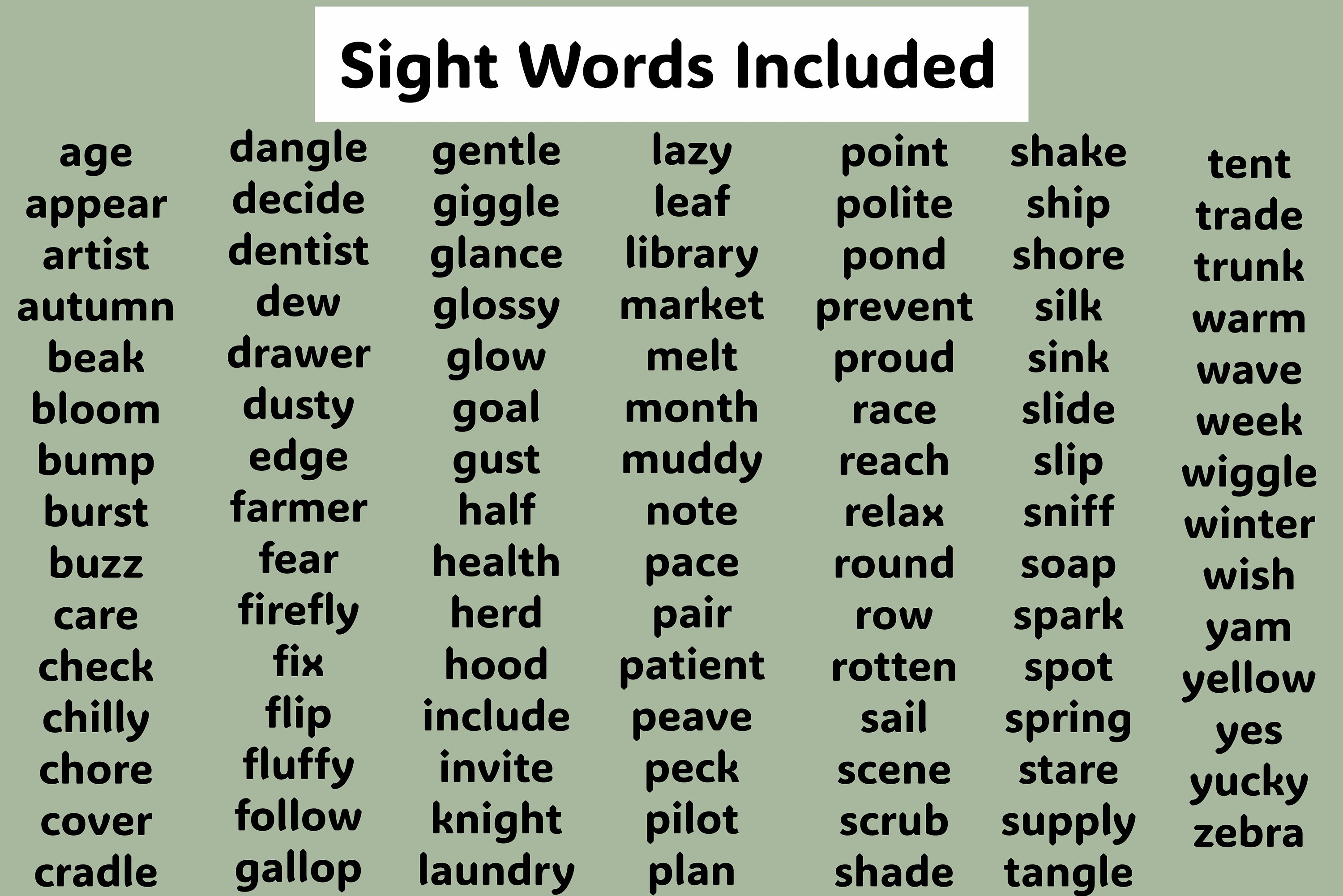 100+ 2nd Grade Sight Word Flashcards | Second Grade Vocab | Second ...