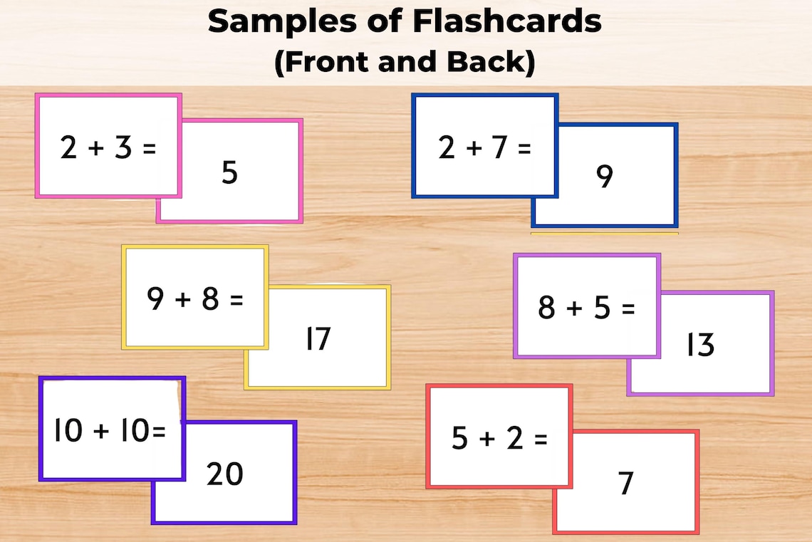 150+ Simple Addition Flashcards | 1st Grade Math | 2nd Grade Math ...