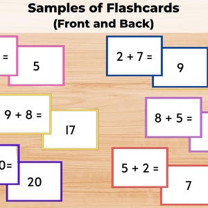 150+ Simple Addition Flashcards | 1st Grade Math | 2nd Grade Math ...