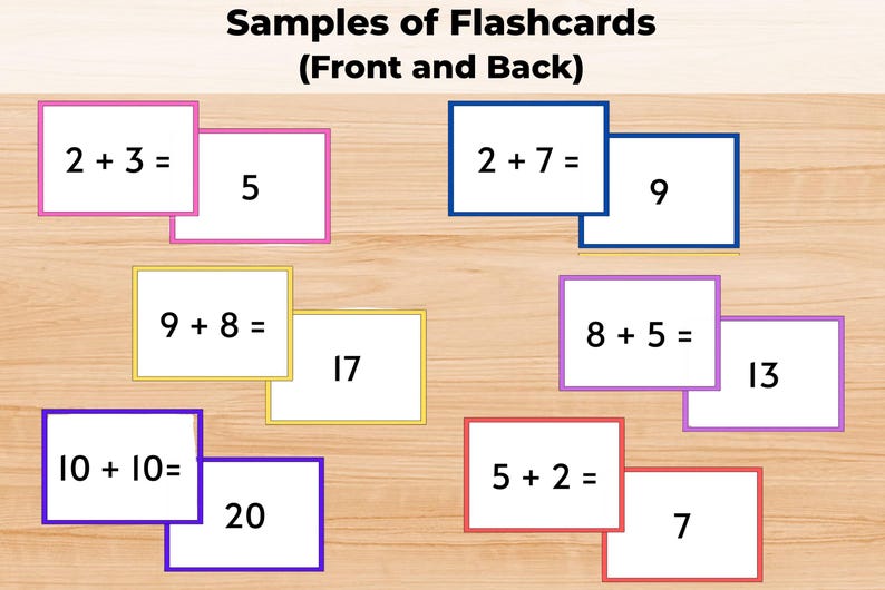 150+ Simple Addition Flashcards | 1st Grade Math | 2nd Grade Math ...