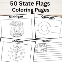 Flags of North, Central, and South America Coloring Pages | Coloring ...