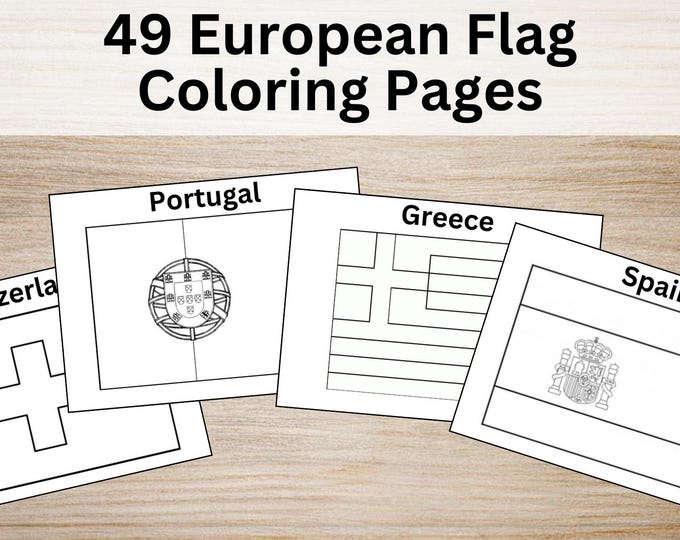 Flags of Europe Coloring Pages | Coloring European Flags | Coloring ...