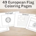 Flags of Europe Coloring Pages | Coloring European Flags | Coloring ...