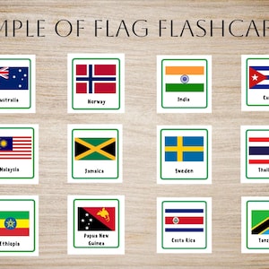 200+ World Flag Flashcards | International Country Flags | Learn Flags ...