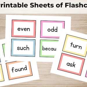 200+ 2nd Grade Sight Word Flashcards | Second Grade Vocab | 2nd Grade ...