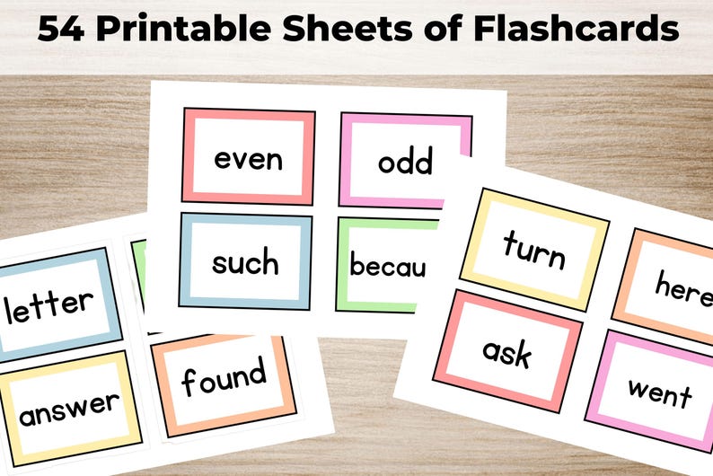 200+ 2nd Grade Sight Word Flashcards | Second Grade Vocab | 2nd Grade ...