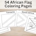Coloring Pages Flags of Africa | Coloring African Flags | Coloring ...