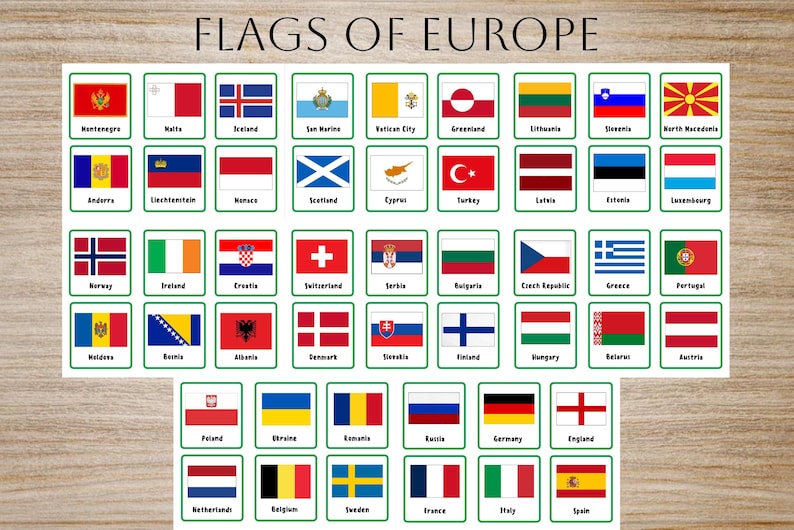 200+ World Flag Flashcards | International Country Flags | Learn Flags ...