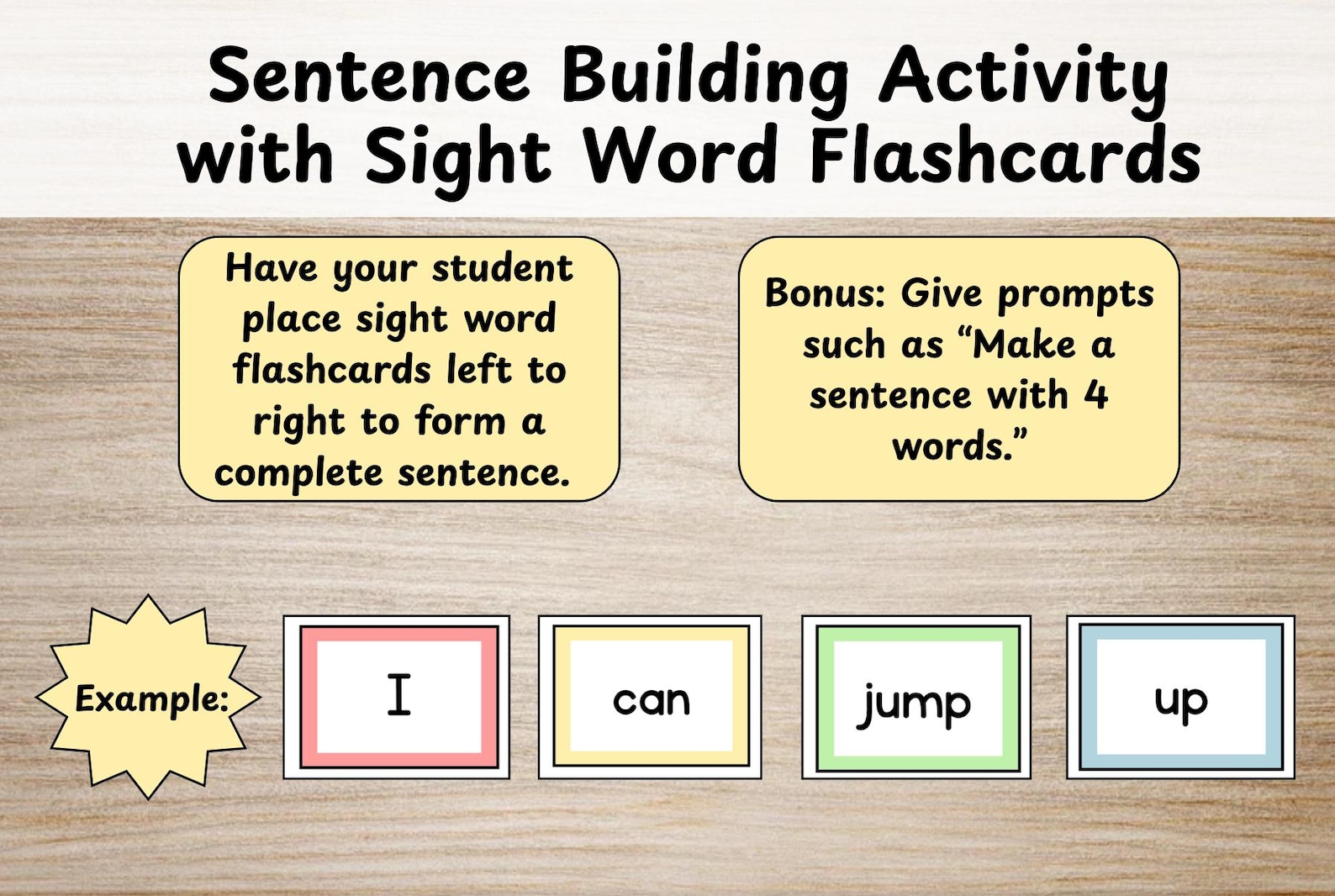 100 Pre-k Sight Word Flashcards | Preschooler Vocab | Reading Level Pre ...