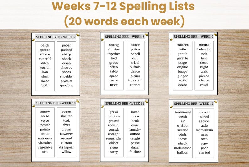 3rd Grade Spelling Worksheets and Flashcards | 3rd Grade Spelling ...
