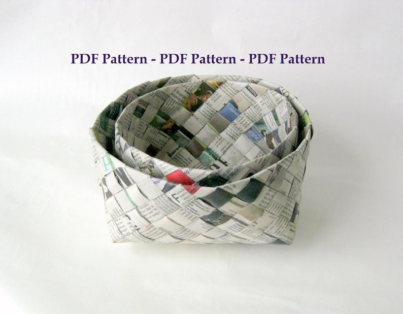 PDF Epattern Scandinavian Basket Weaving Basic Technique - Etsy