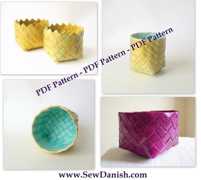 PDF Epattern Scandinavian Basket Weaving Basic Technique - Etsy