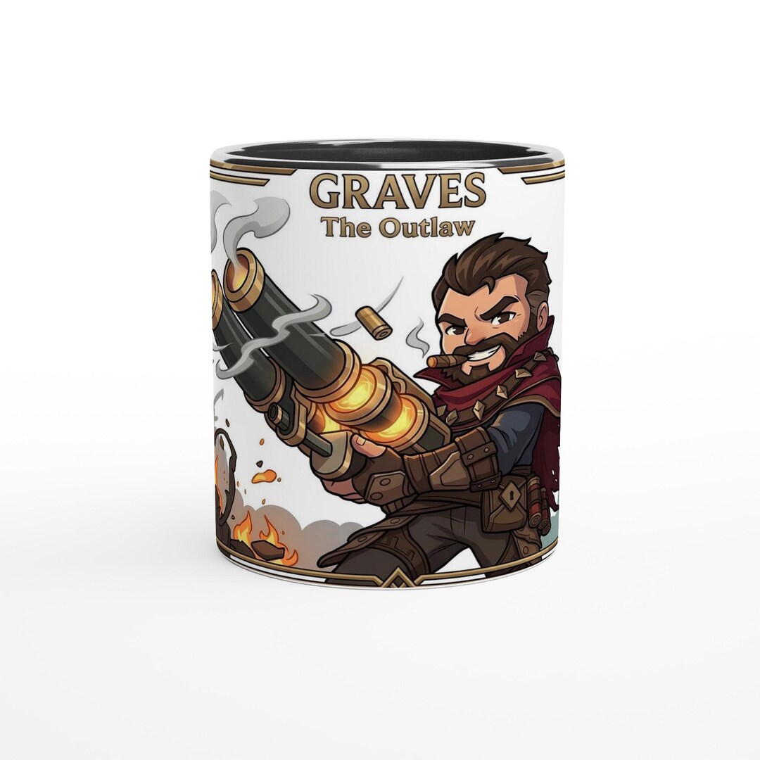 Graves League of Legends Coffee Mug Gift Graves Lol - Etsy